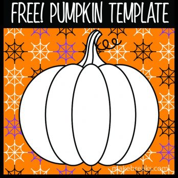 Free Halloween and Thanksgiving Pumpkin Template - Make Breaks