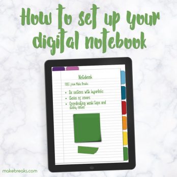 How to Set Up Your Free Digital Notebook in Goodnotes - Make Breaks