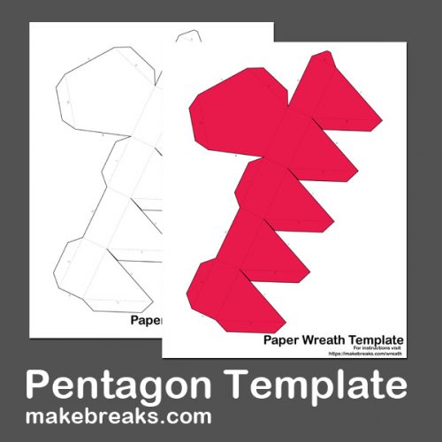 Free Pentagon Paper Model Template - Make Breaks