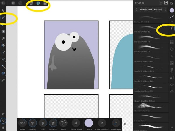 Beginner Affinity Designer iPad Tutorial - Make Monster Stickers - Make ...