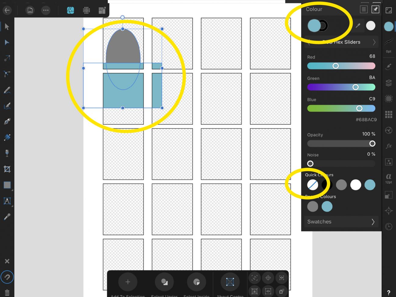 Beginner Affinity Designer iPad Tutorial - Make Monster Stickers - Make ...