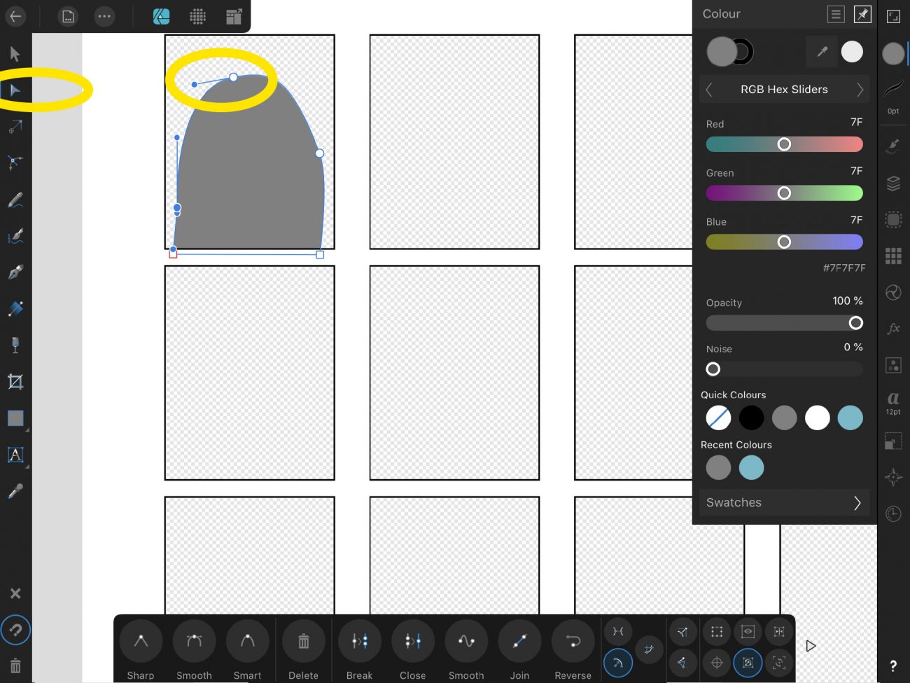 Beginner Affinity Designer iPad Tutorial - Make Monster Stickers - Make ...