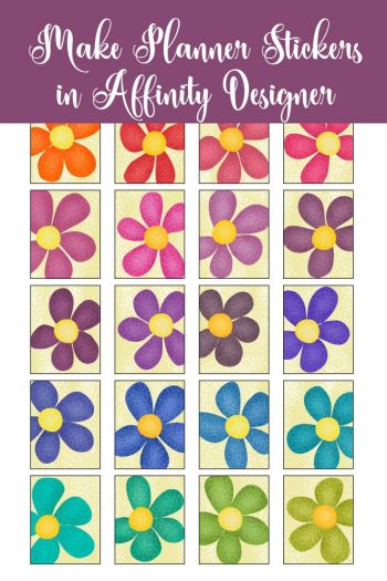 How to Make Planner Stickers in Affinity Designer for iPad - Make Breaks