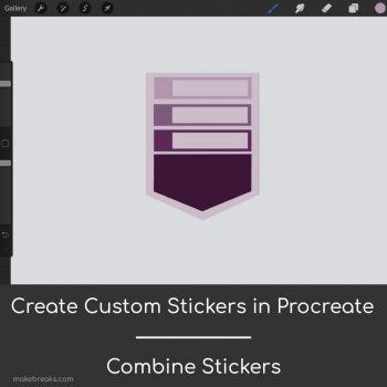 Make Custom Planner Stickers in Procreate - Procreate 5 Tutorial - Make Breaks