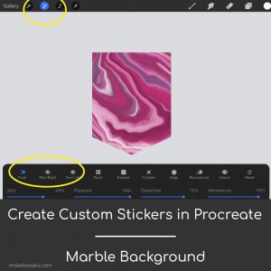 Make Custom Planner Stickers in Procreate - Procreate 5 Tutorial - Make Breaks