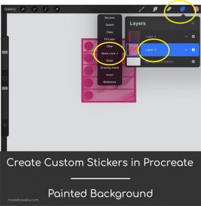 Make Custom Planner Stickers in Procreate - Procreate 5 Tutorial - Make Breaks