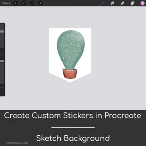 Make Custom Planner Stickers in Procreate - Procreate 5 Tutorial - Make Breaks