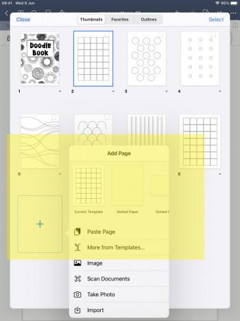 Colorful Pattern Free Digital Notebook with Hyperlinks - for Goodnotes ...